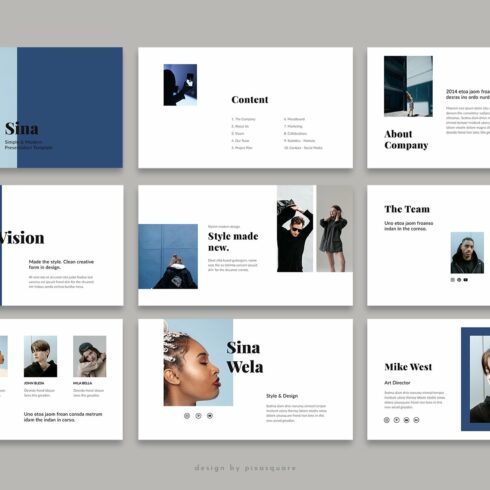 SINA - Google Slides Style Template | Master Bundles