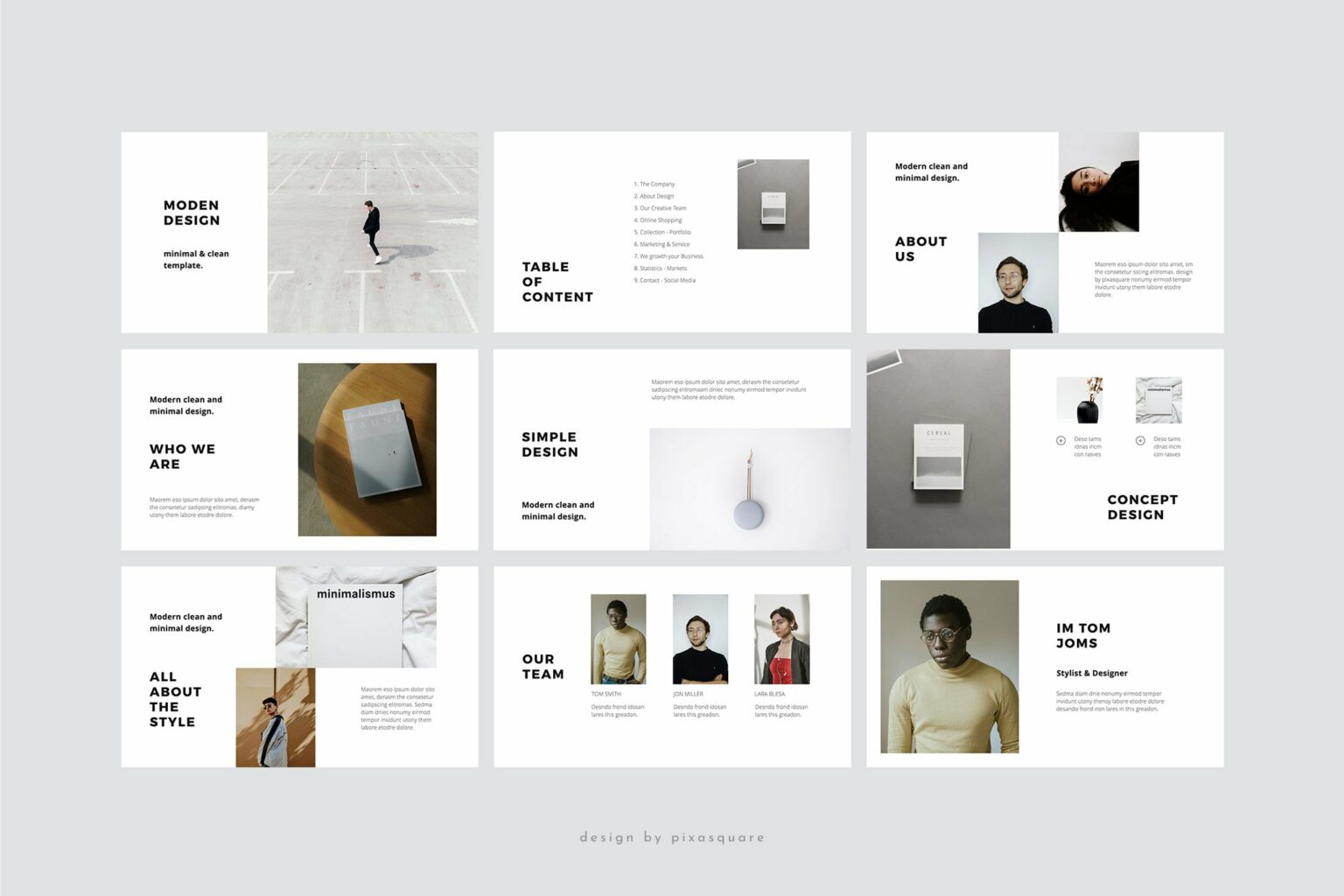 MODEN - Google Slides Style Template – MasterBundles