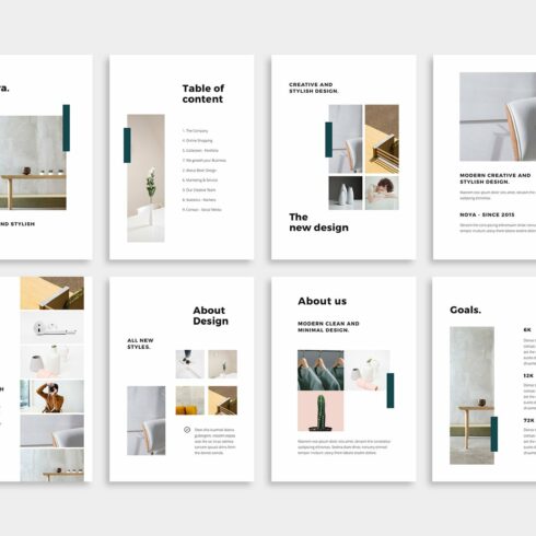 NOYA - Vertical Powerpoint Template | Master Bundles