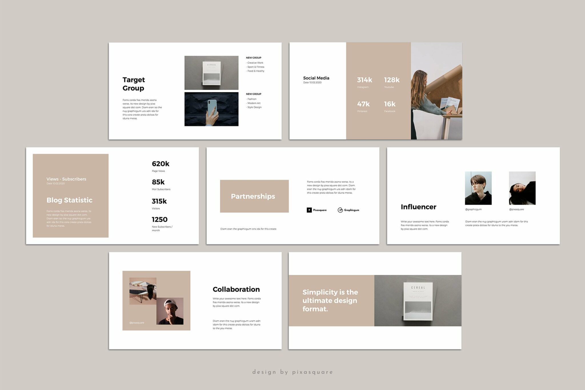 MACA - Powerpoint Media Kit Template – MasterBundles