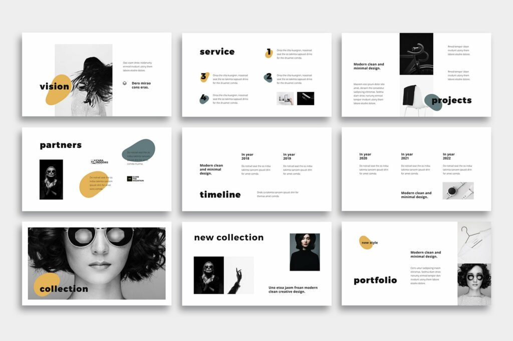 MOSY - Modern Google Slides Template – MasterBundles