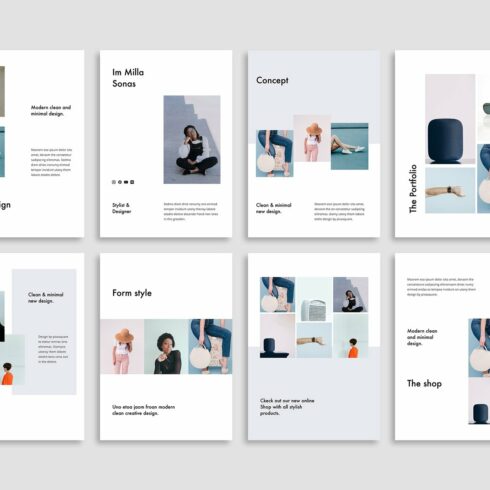 FORM Google Slides Vertical Template | Master Bundles