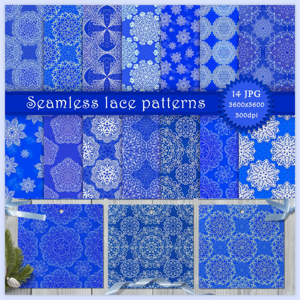 Seamless Lace Patterns – MasterBundles