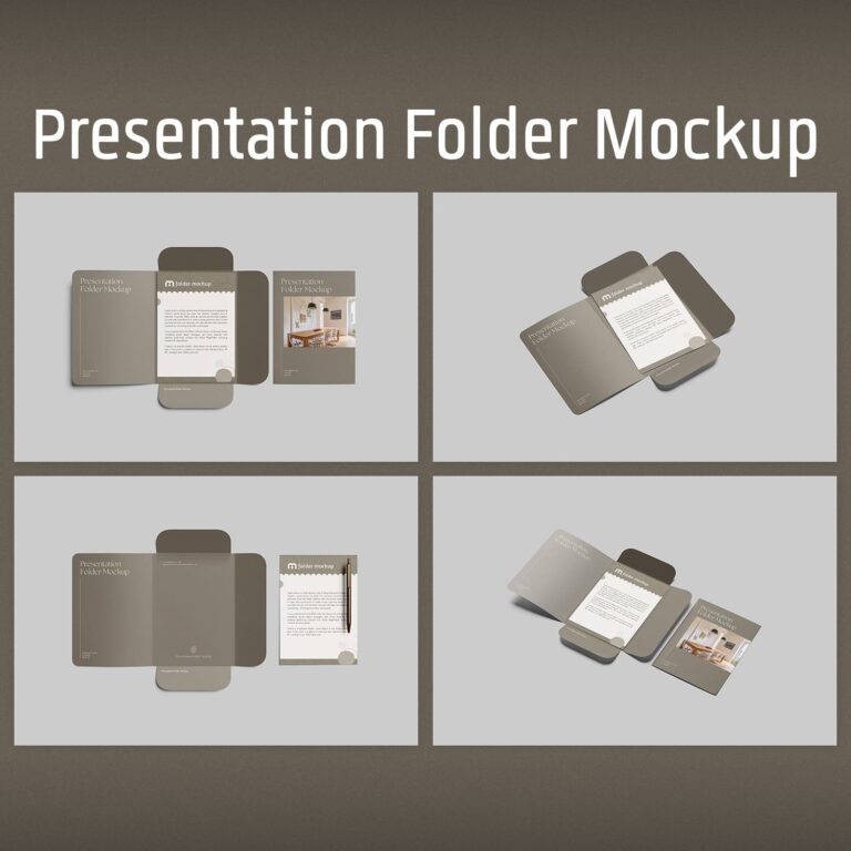 Presentation Folder Mockup – MasterBundles
