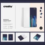 Notebook Mockup Set (Square Holes) – MasterBundles