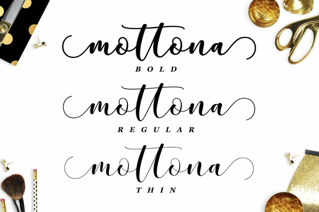 Mottona Script Font – MasterBundles