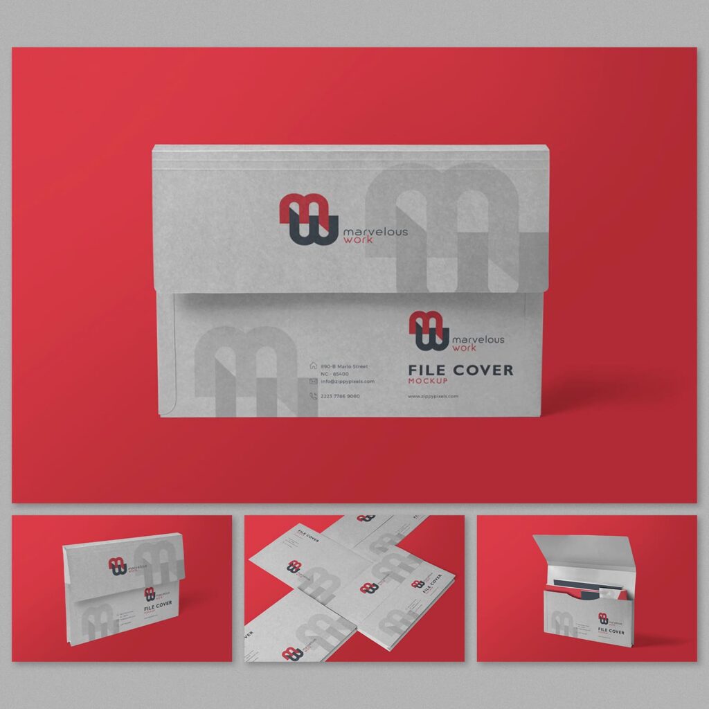 Flap Folder Mockups – MasterBundles