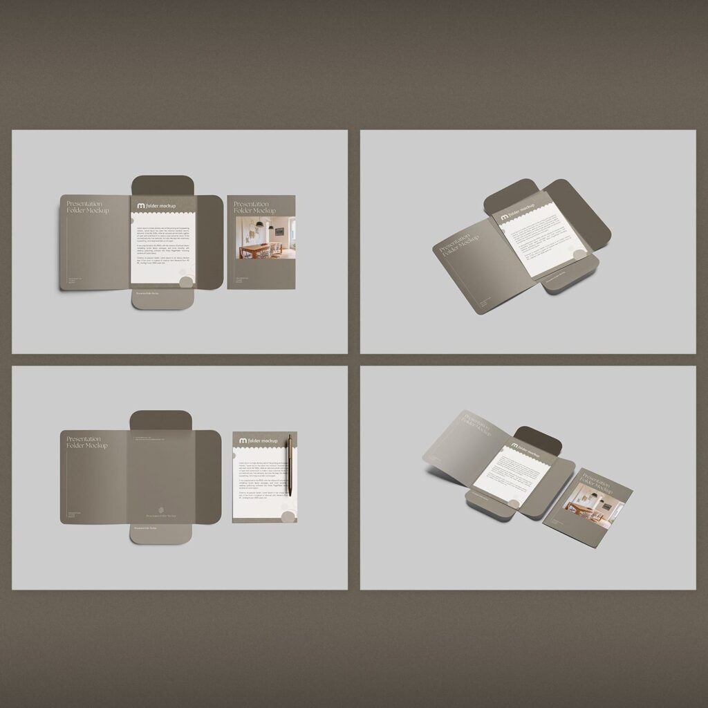 Presentation Folder Mockup – MasterBundles