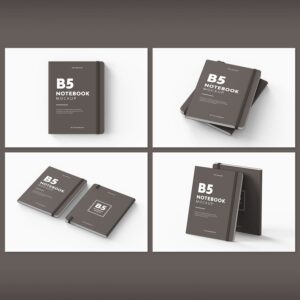 B5 Notebook Mockup – MasterBundles