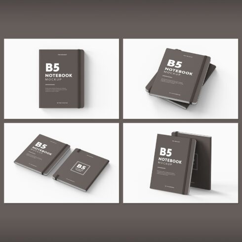 B5 Notebook Mockup – MasterBundles
