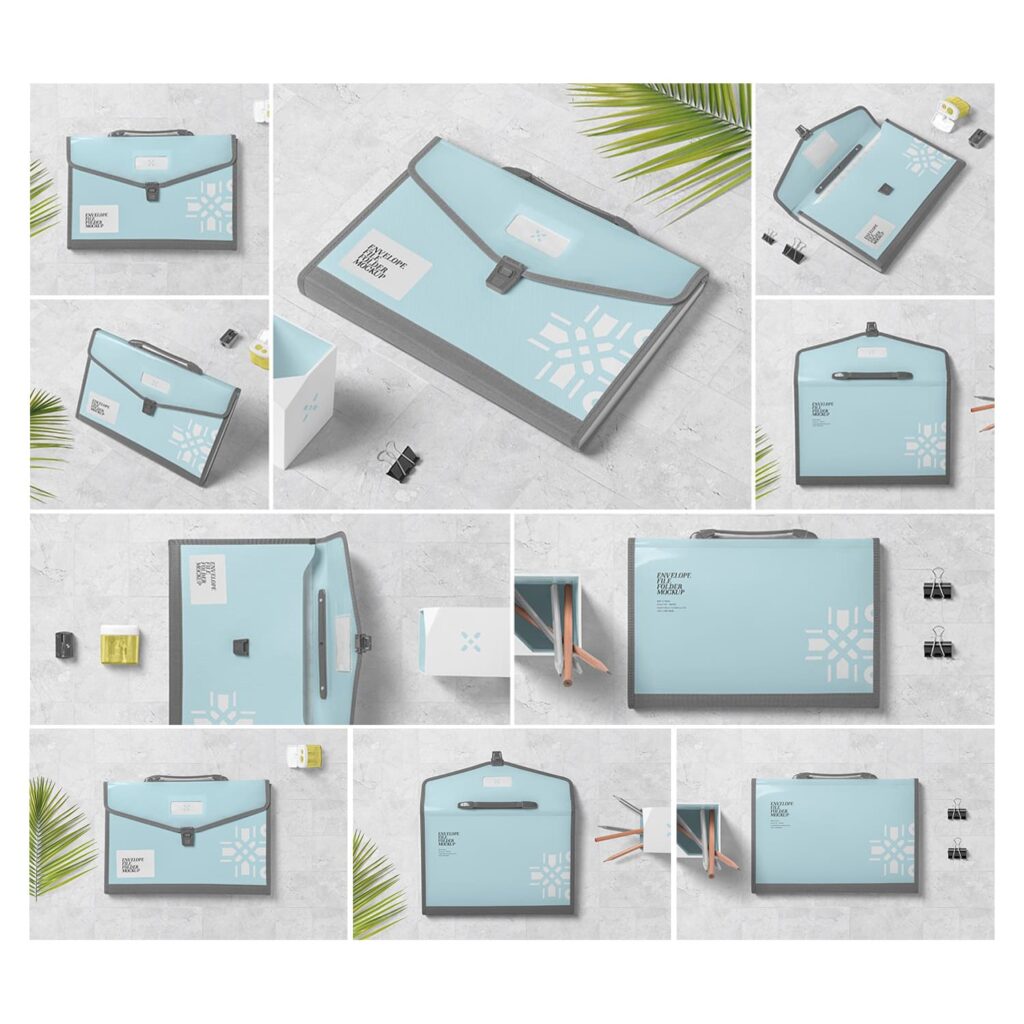 Envelope File Folder Mockups – MasterBundles
