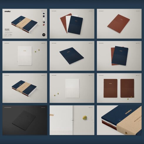 A5 Classic Notebook Mockup Set – MasterBundles