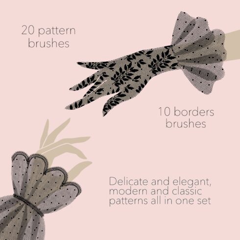 Lace Pattern Procreate Brushes – MasterBundles