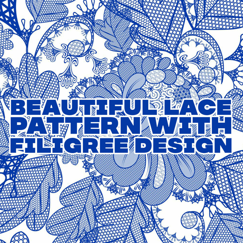 Beautiful Lace Pattern With Filigree Design – MasterBundles