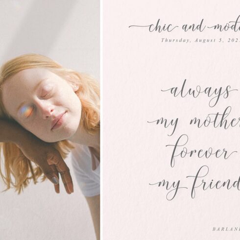 Hey Lady Script Modern Font | Master Bundles