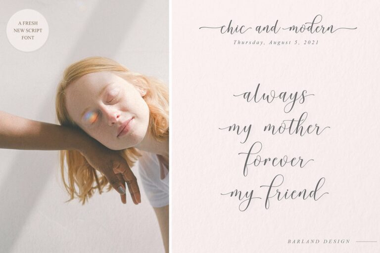 Hey Lady Script Modern Font – MasterBundles