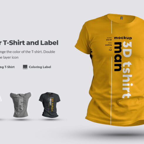 8 Mockups 3D T-Shirts | MasterBundles
