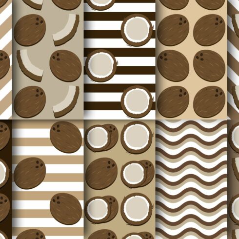 Coconut Digital Patterns | Master Bundles