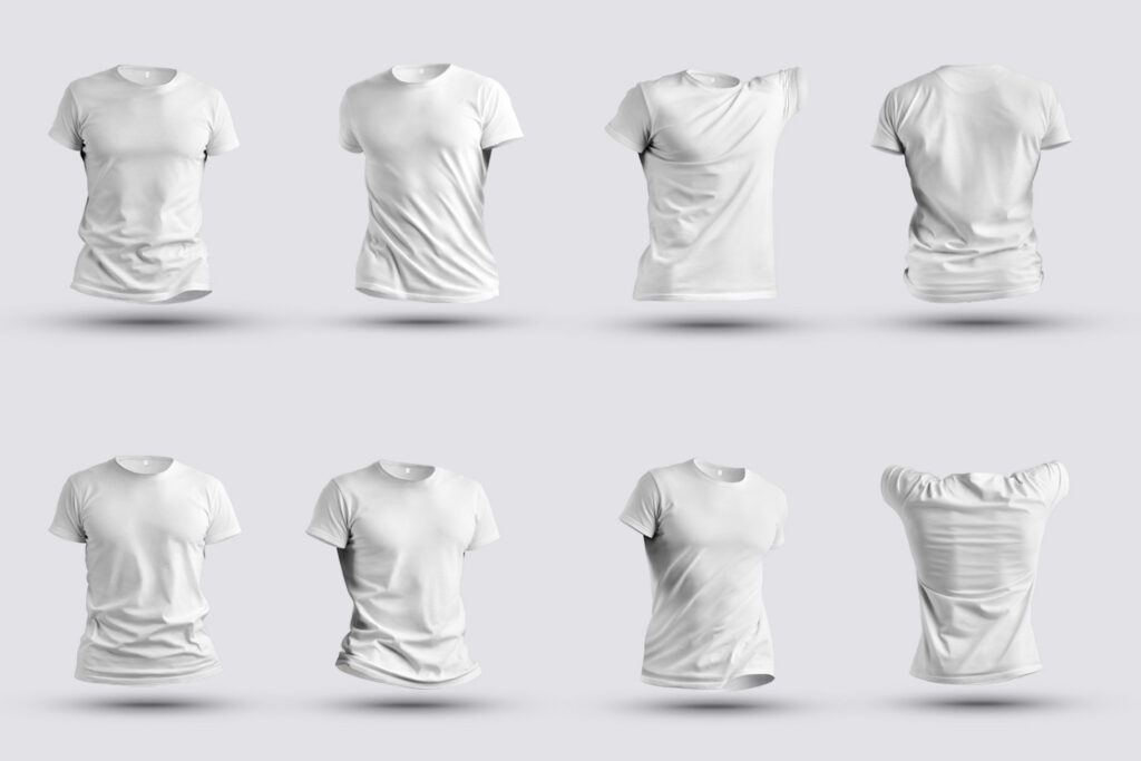 8 Mockups 3D T-Shirts - MasterBundles