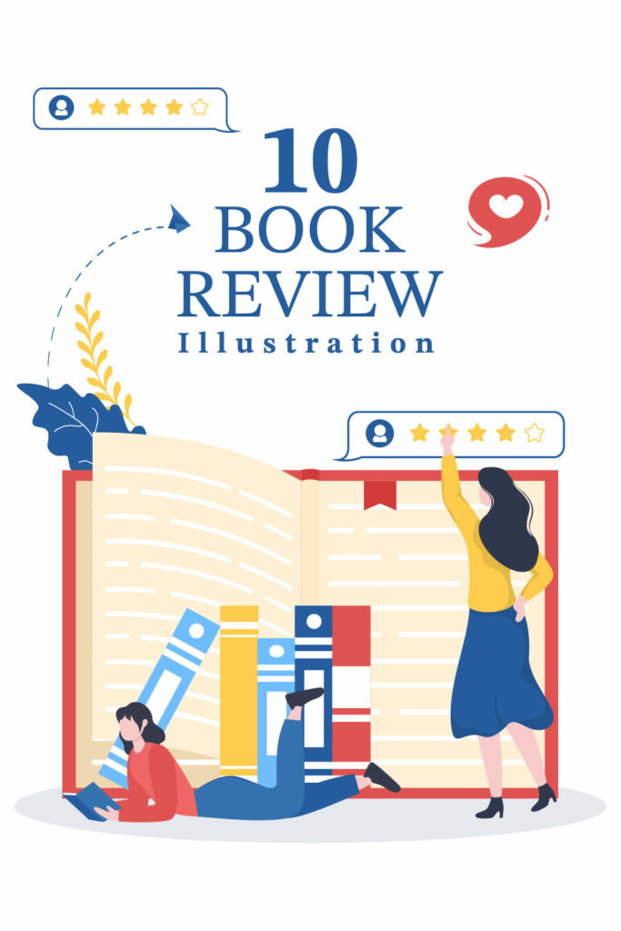 10 Book Review Feedback Illustration - MasterBundles