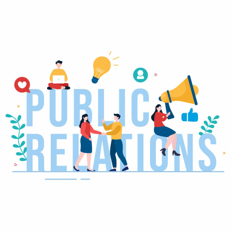 15 Public Relations Illustration - MasterBundles