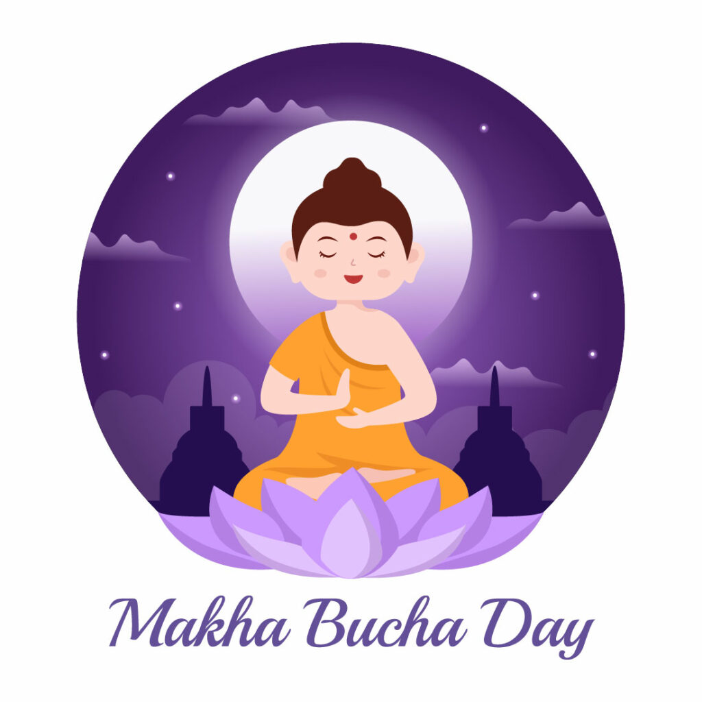 10 Happy Makha Bucha Day Illustration - MasterBundles