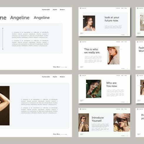 Angeline Design Powerpoint Template | Master Bundles