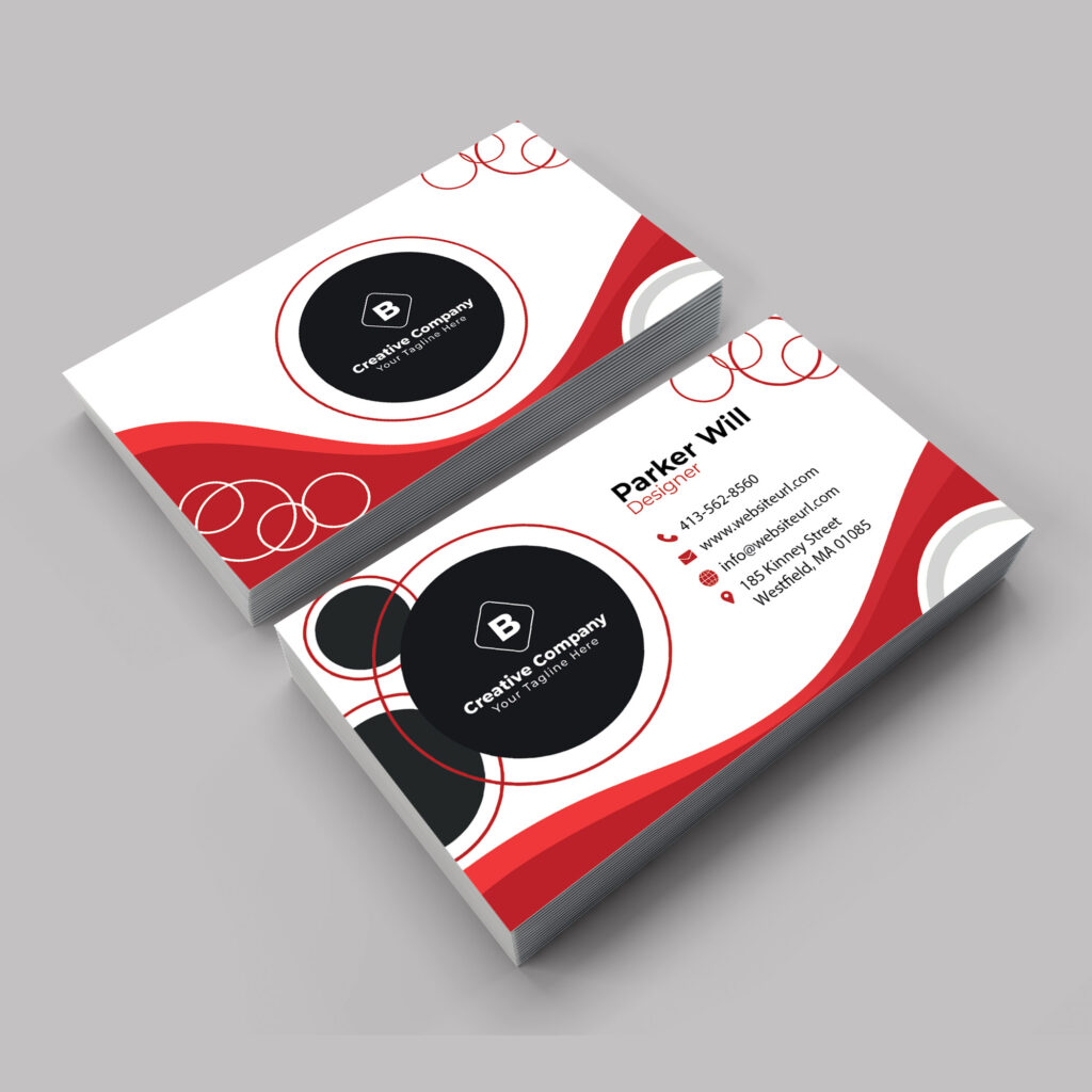 4 Corporate Business Cards Bundle - MasterBundles