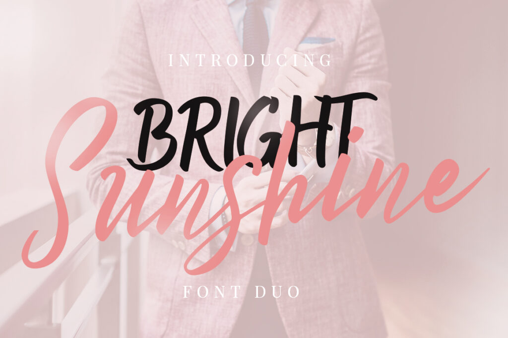 Bright Sunshine Beautiful Font Duo - MasterBundles