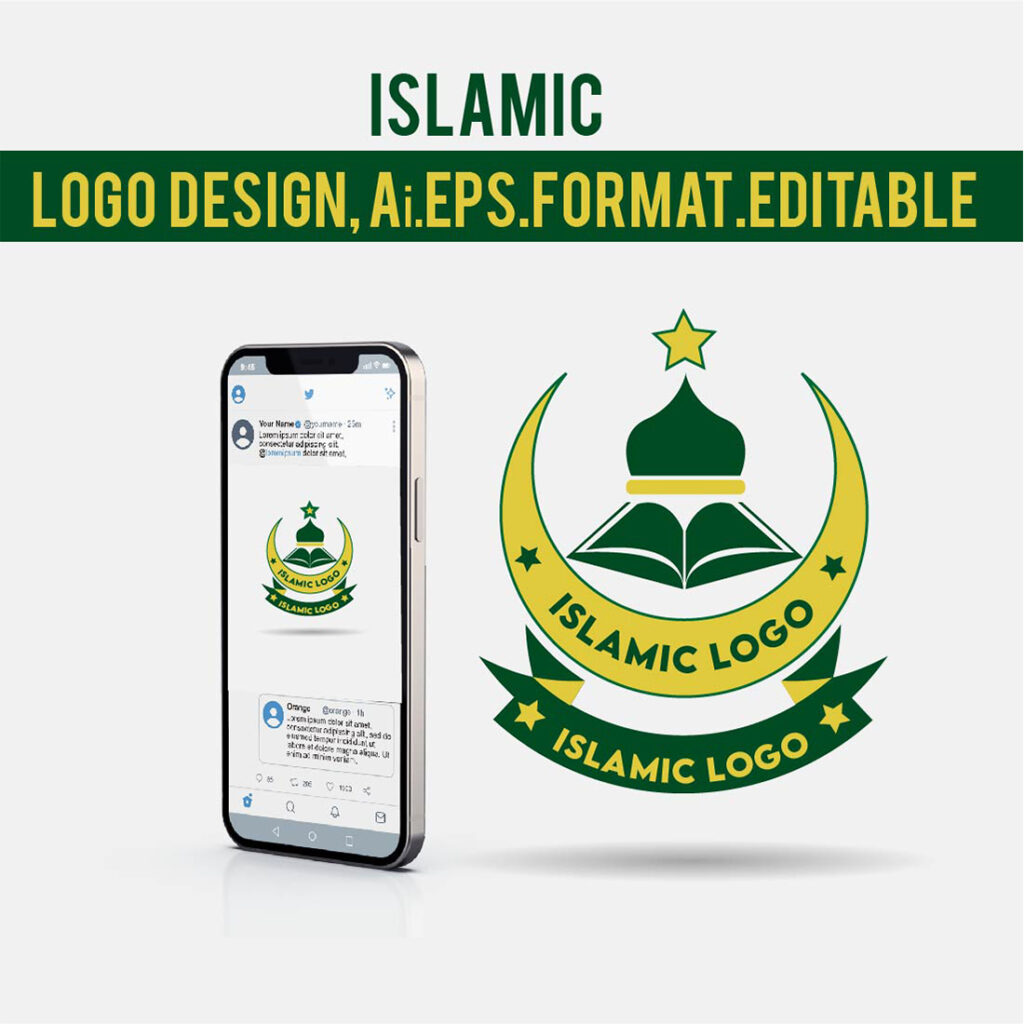 Islamic Editable Logo Vector - MasterBundles