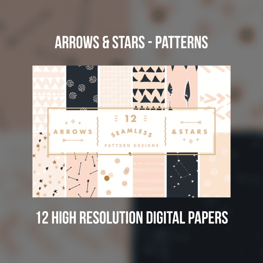 Arrows & Stars - Patterns – MasterBundles
