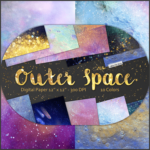 Starry Night Digital Paper – MasterBundles