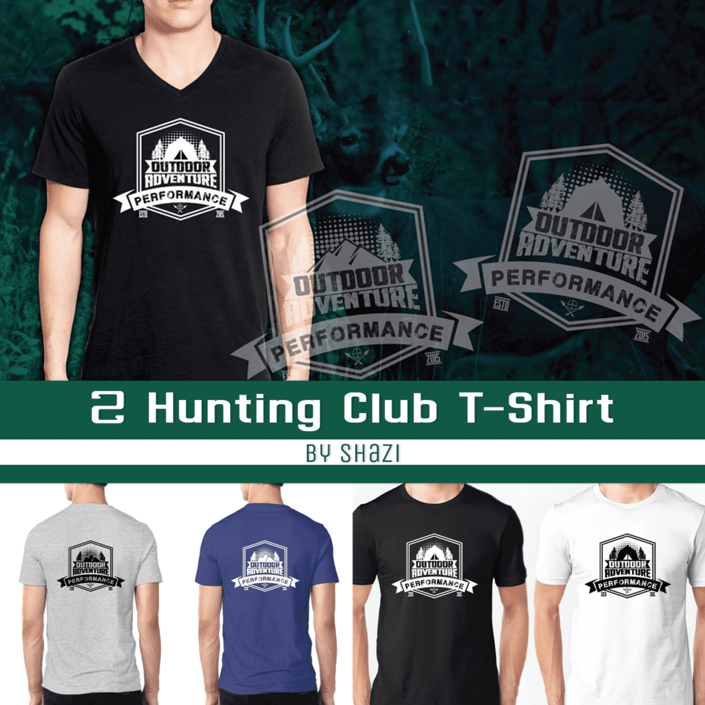 2 Hunting Club T-Shirt – MasterBundles