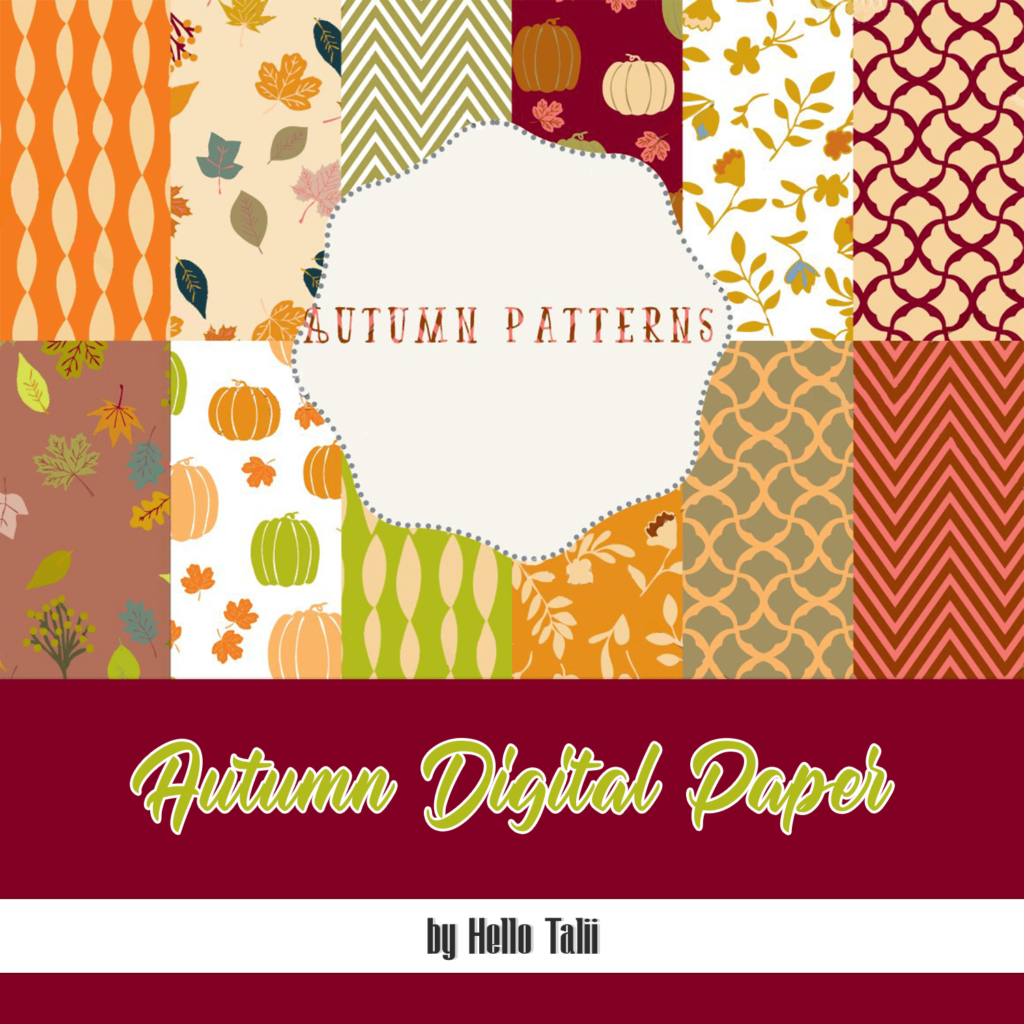 Autumn Digital Paper – MasterBundles