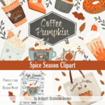 Coffee Pumpkin Spice Season Clipart – MasterBundles