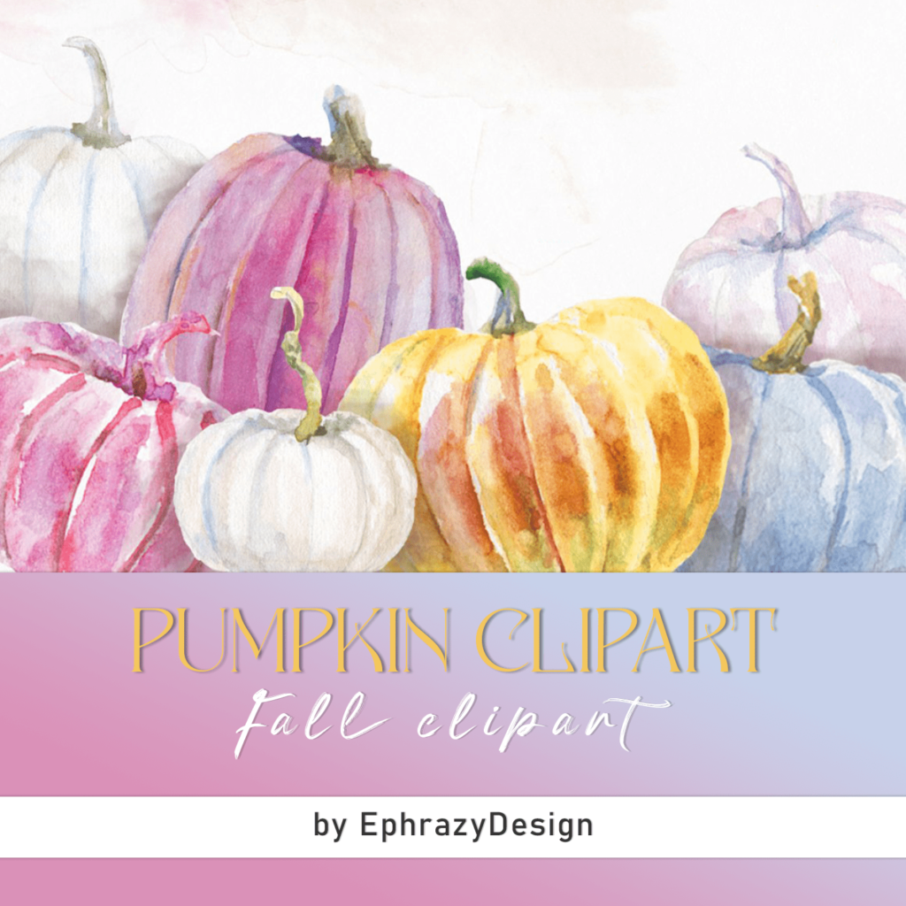 Pumpkin Clipart. Fall Clipart. – MasterBundles