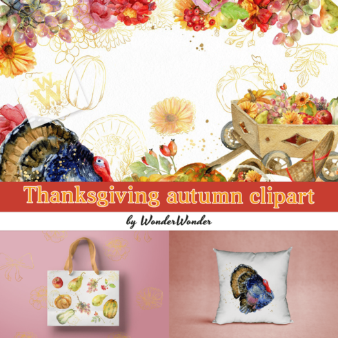 Thanksgiving Autumn Clipart – MasterBundles