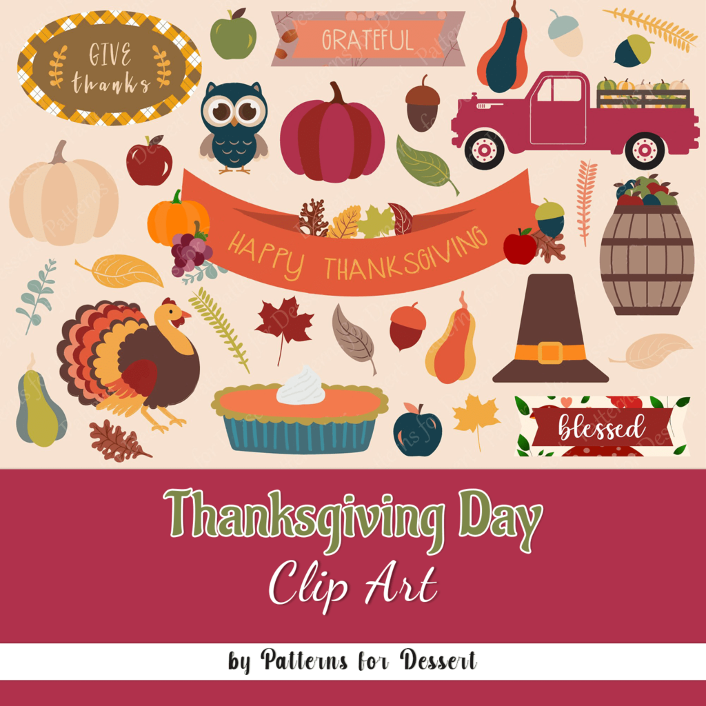 Thanksgiving Day Clip Art – MasterBundles