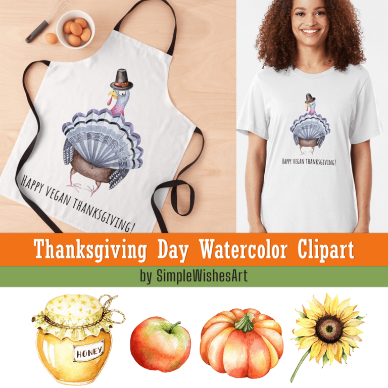 Thanksgiving Day Watercolor Clipart – MasterBundles