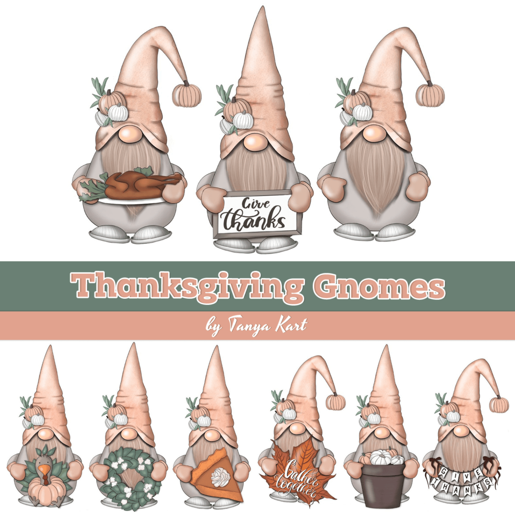 Thanksgiving Gnomes – MasterBundles