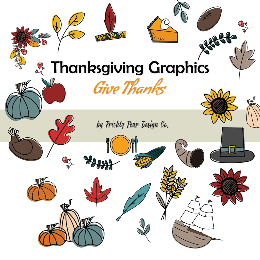 Thanksgiving Graphics - Give Thanks | Master Bundles