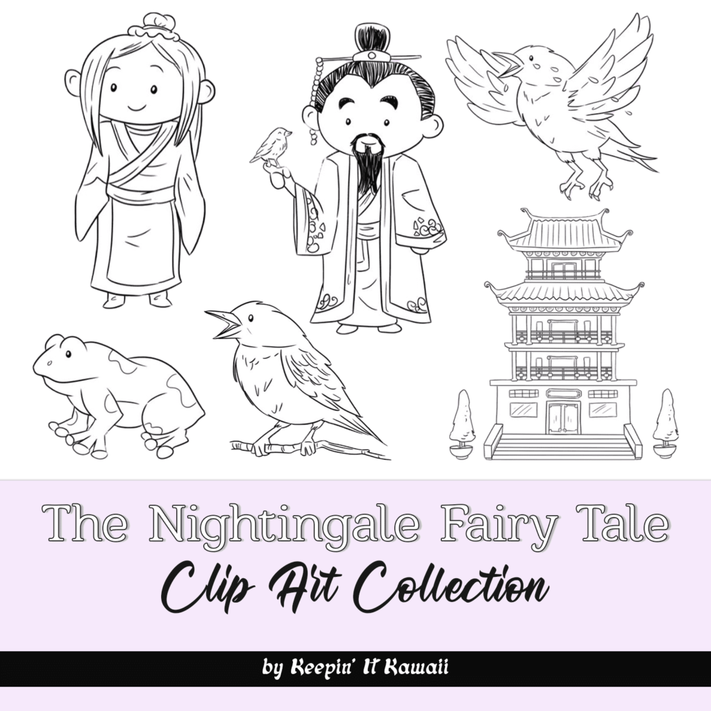 The Nightingale Fairy Tale Clip Art Collection – MasterBundles