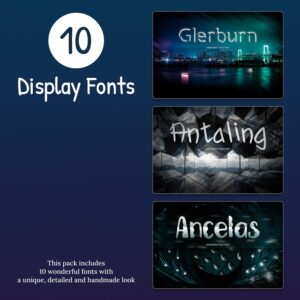 10 Display Fonts – MasterBundles