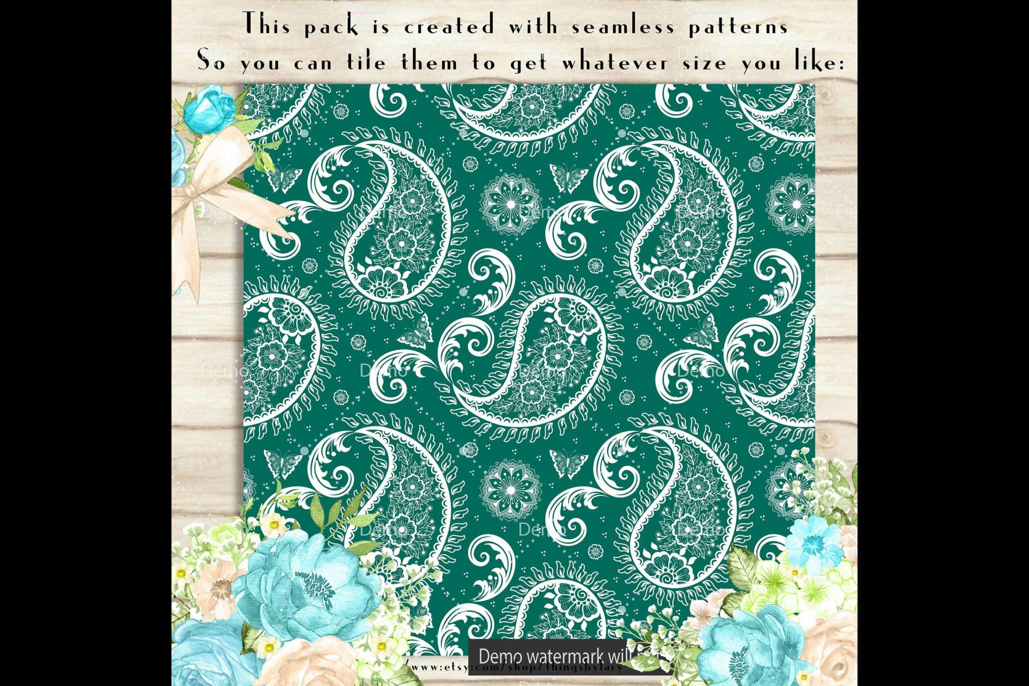 100 Seamless White Lace Paisley Digital Papers – MasterBundles