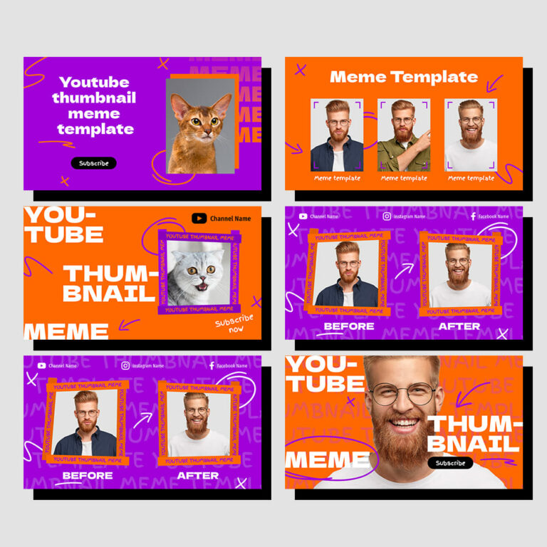 Youtube Thumbnail Memes - MasterBundles