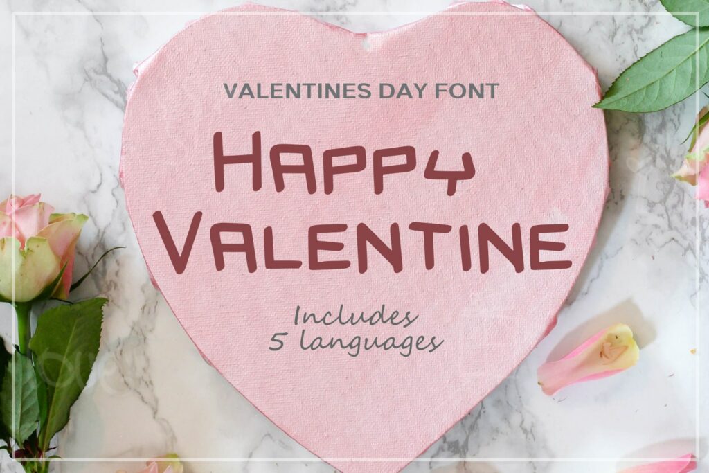 25 Valentine’s Day Fonts – MasterBundles