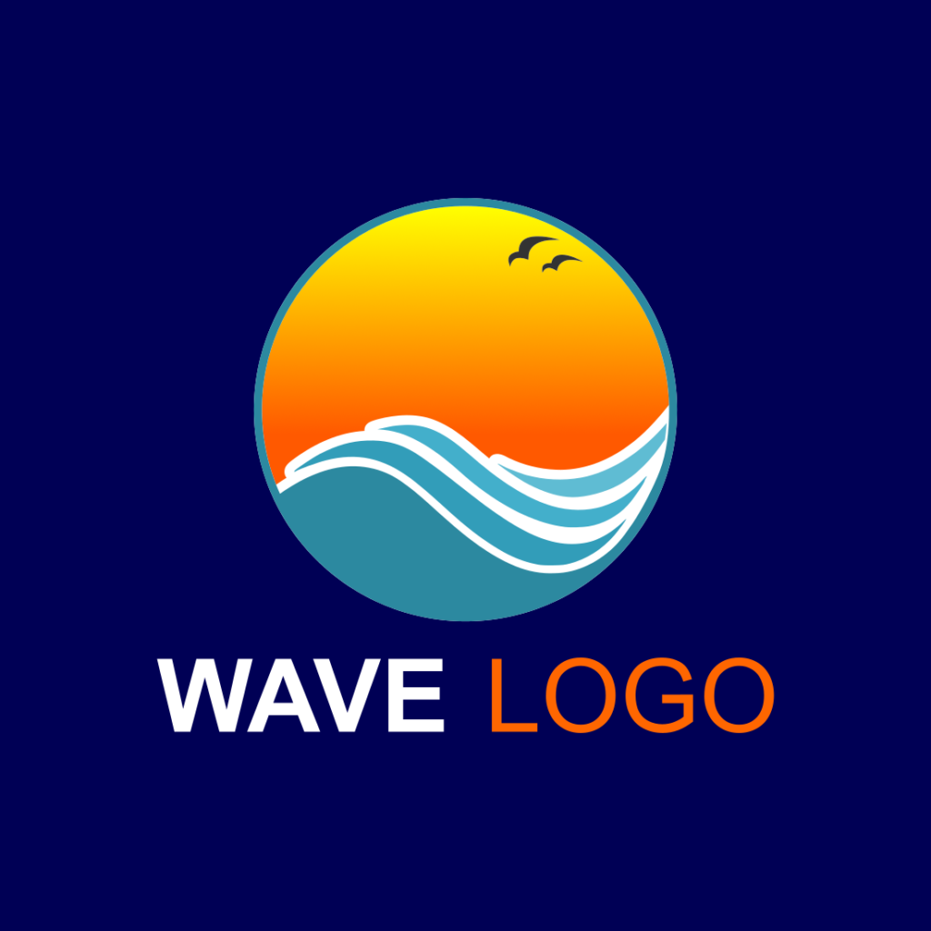 Waves Elegant Logo Design Template - MasterBundles