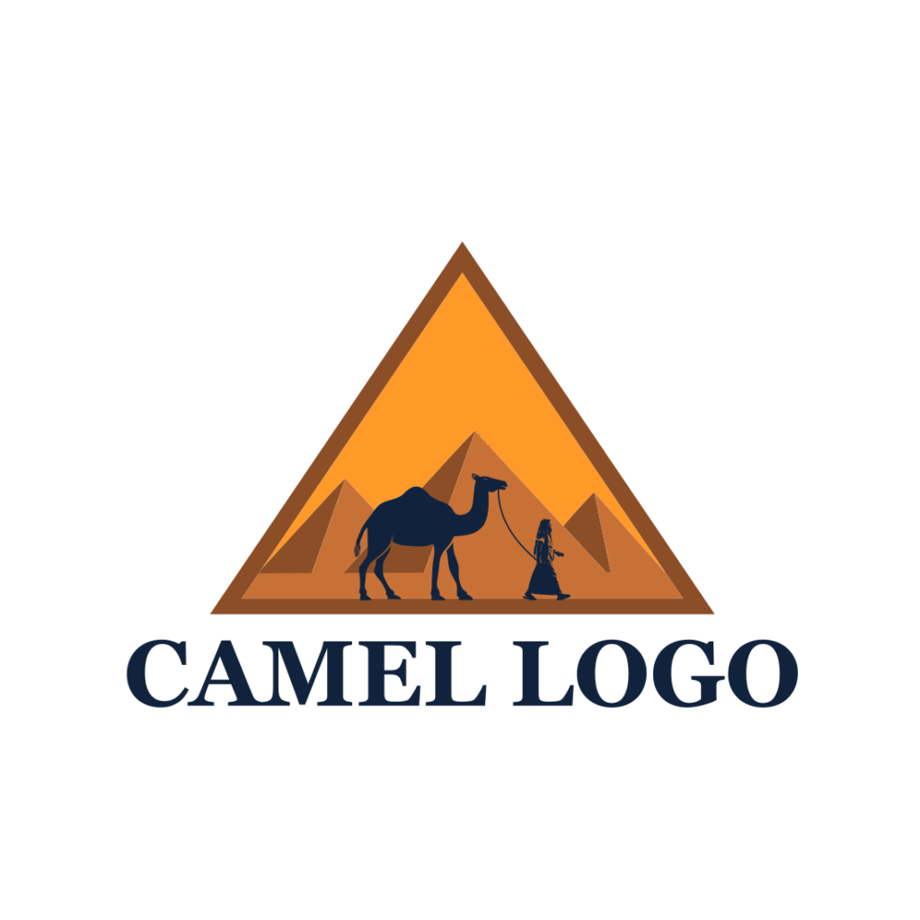 Vintage Style Camel Logo Design - MasterBundles