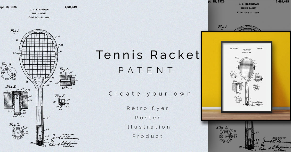 Tennis Racket Patent – MasterBundles