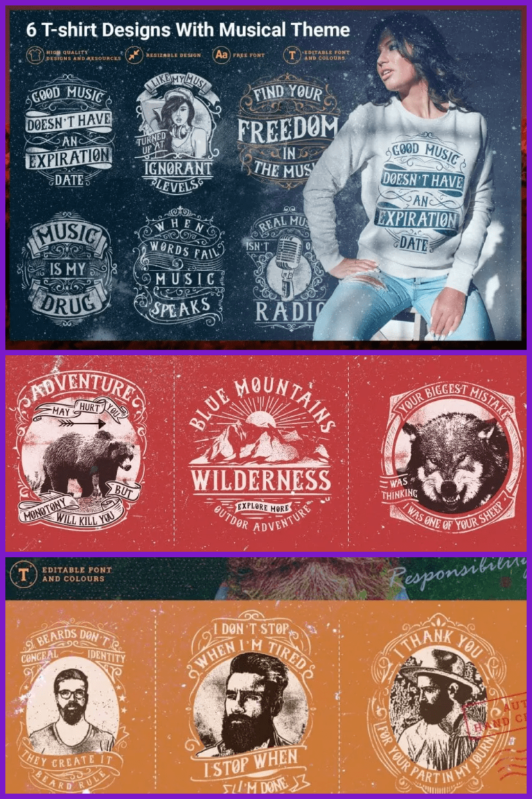 100+ Best T-Shirt Designs & Mockups for 2022: Free & Premium